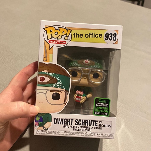pop | Toys | Dwight Schrute As Recyclops Pop Action Figure | Poshmark